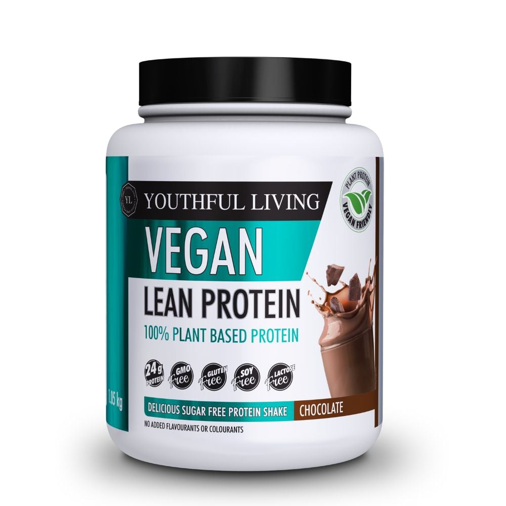 Youthful Living - Vegan Lean Protein Chocolate 1.05kg - Wellness ...